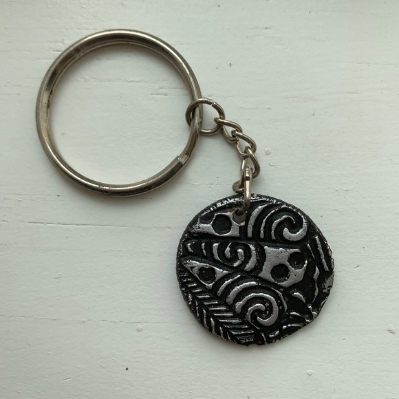 Urban Outfitters | Accessories | Boho Silver Black Resin Tribal Disc ...